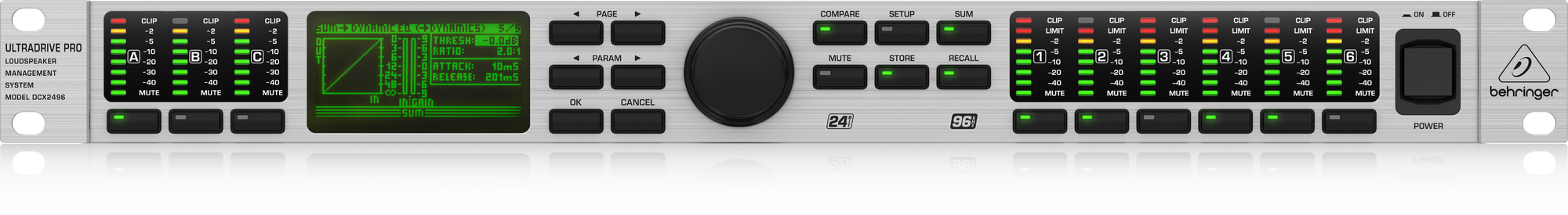 behringer | DCX2496 | Behringer Ultra High-Precision Digital 24-Bit/96 ...