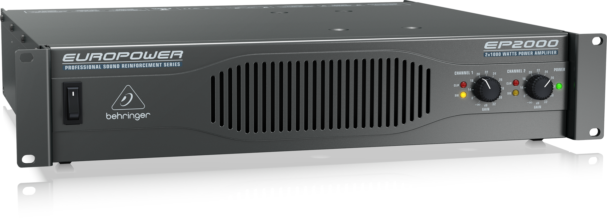 behringer | EP2000 | Behringer Professional 2,000-Watt Stereo Power ...